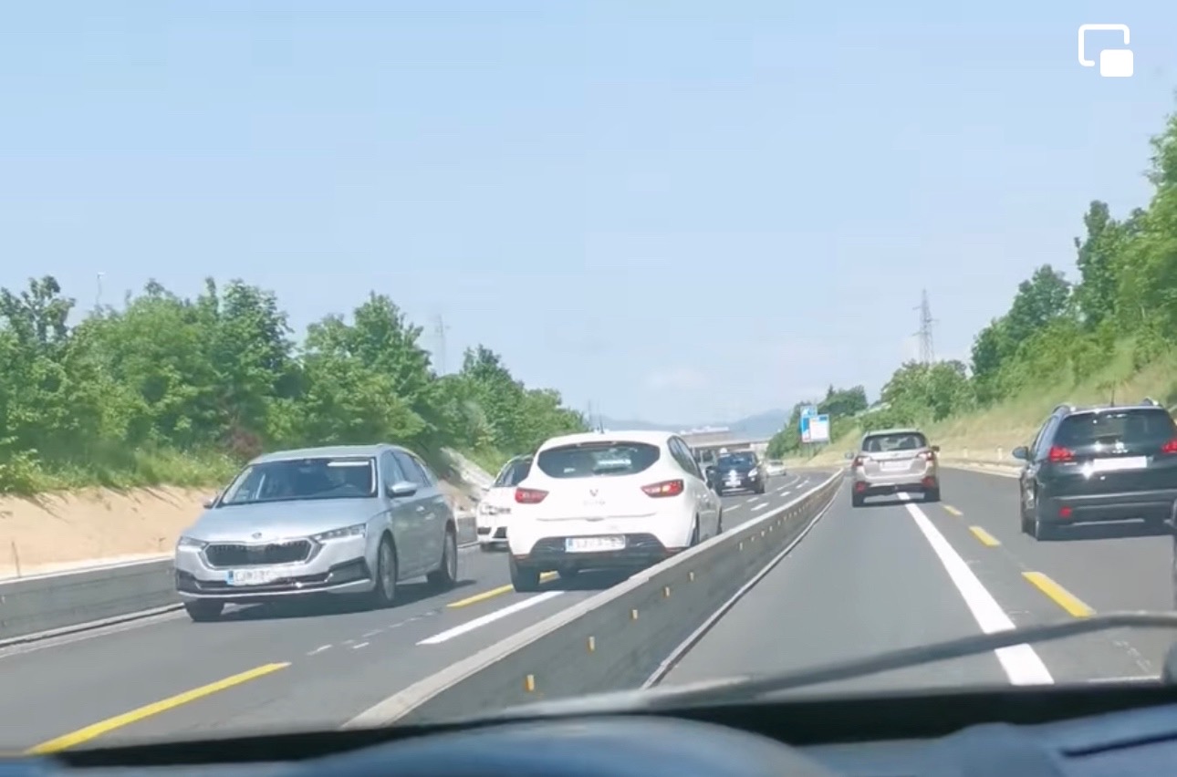 Srhljivo: Na ljubljanski obvoznici vozil v nasprotno smer - VideoSvet.si
